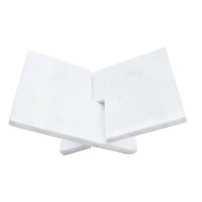 Hello Honey® White Decorative Marble Book Holder | Michaels