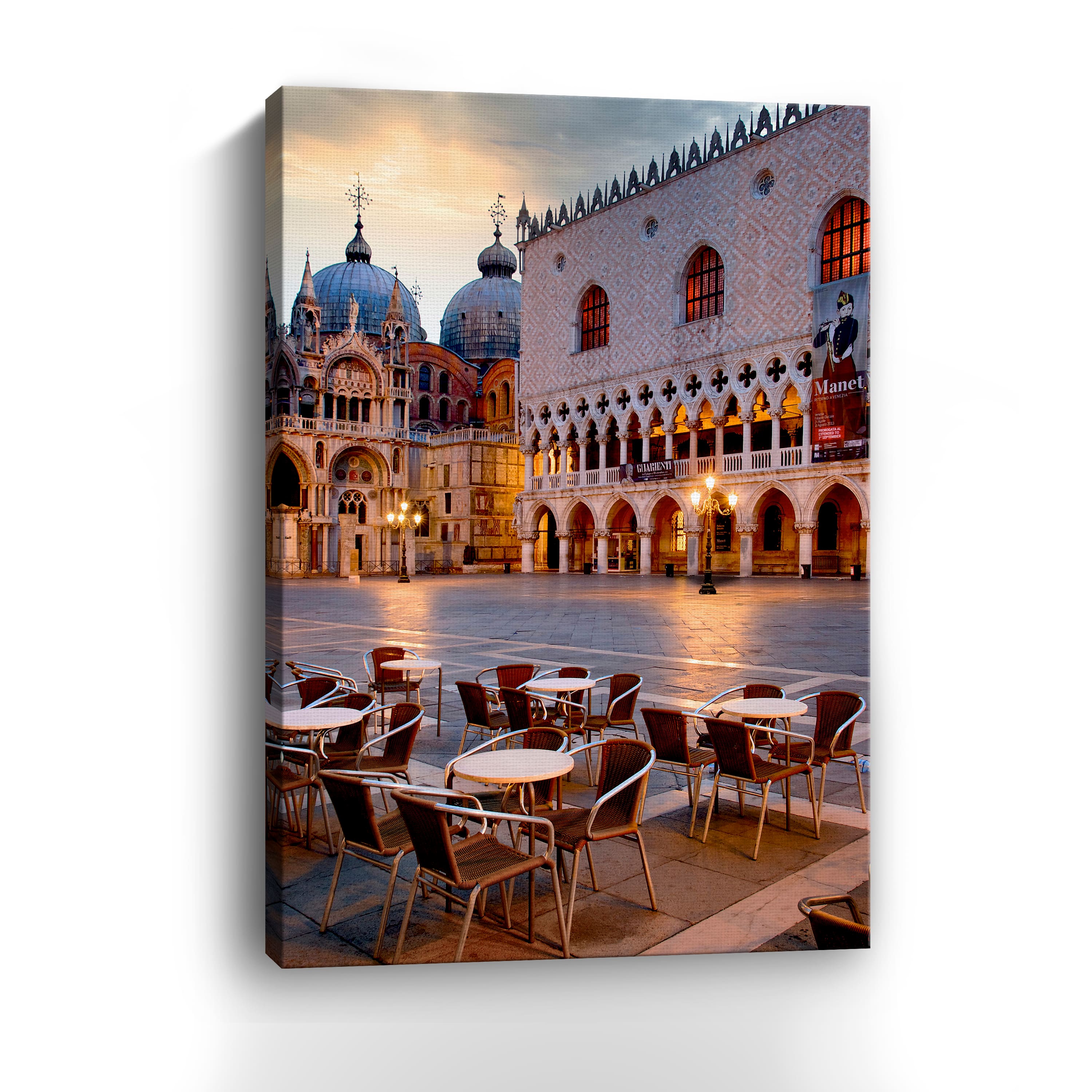 Lumaprints Piazza San Marco at Sunrise #2 Canvas Giclée Wall Art ...