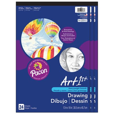 Art1st® Drawing Paper Pads, 3ct. | Michaels