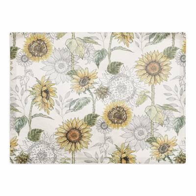 Sunflower Pattern Cotton Twill Placemat | Michaels