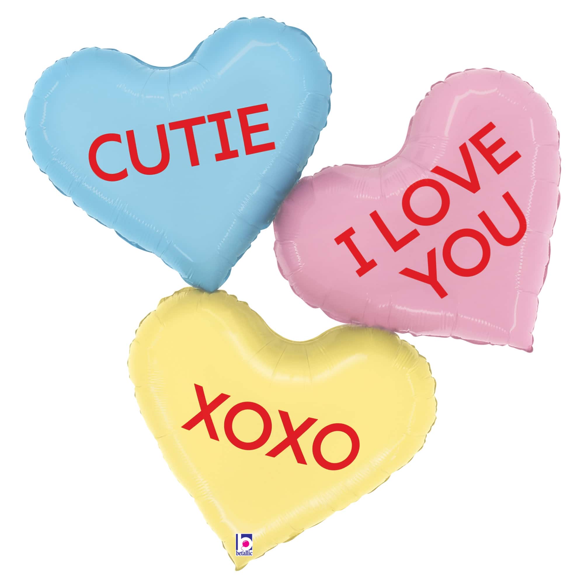 37" Heart Messages Foil Balloon | Michaels