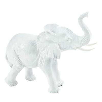 7" White Elephant Figurine | Michaels