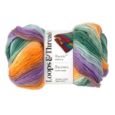 Laine Facettes de Loops & Threads, Couleur: Lever de soleil d’été ...
