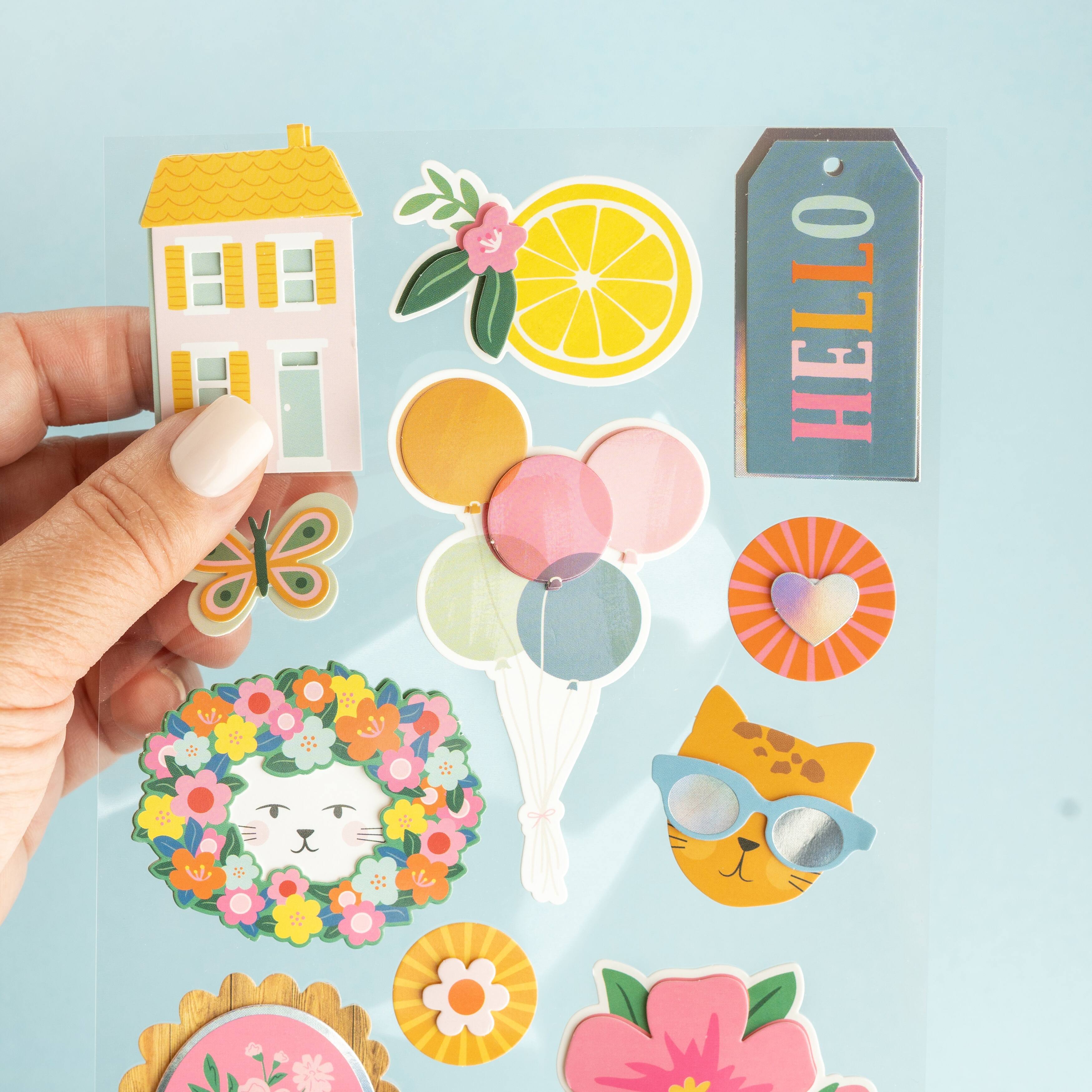 Jen Hadfield Stardust Layered Stickers with Silver Foil Accents | Michaels