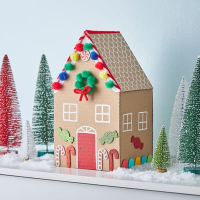 3D Cardboard Gingerbread House | Projects | Michaels