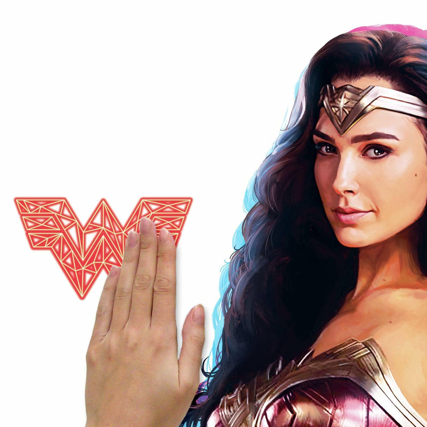 RoomMates Wonder Woman Peel & Stick Giant Wall Decals | Wall Decals ...
