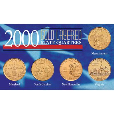 2000 Gold-Layered State Quarters | Michaels