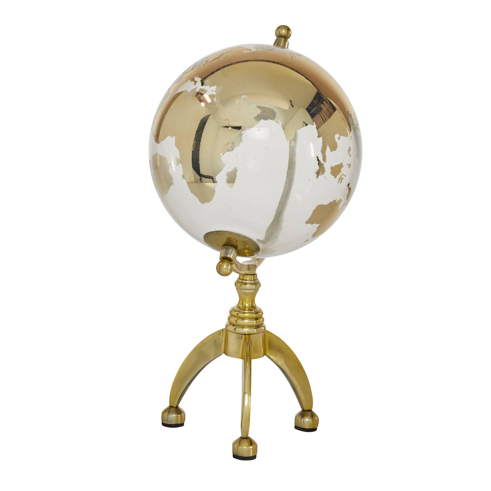 15" Gold Aluminum Glam Globe | Michaels