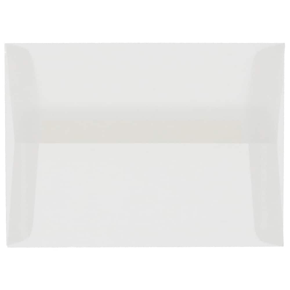 JAM Paper A9 Clear Translucent Vellum Invitation Envelopes, 25ct ...