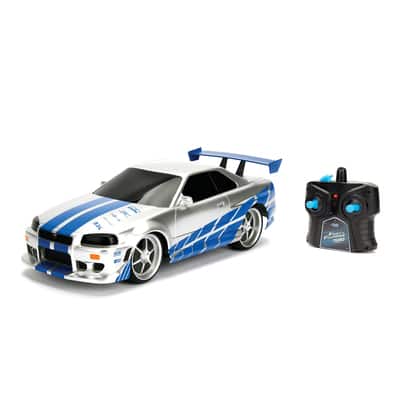 Jada Toys® Fast & Furious Remote-Control Nissan Skyline GTR R34 Toy ...