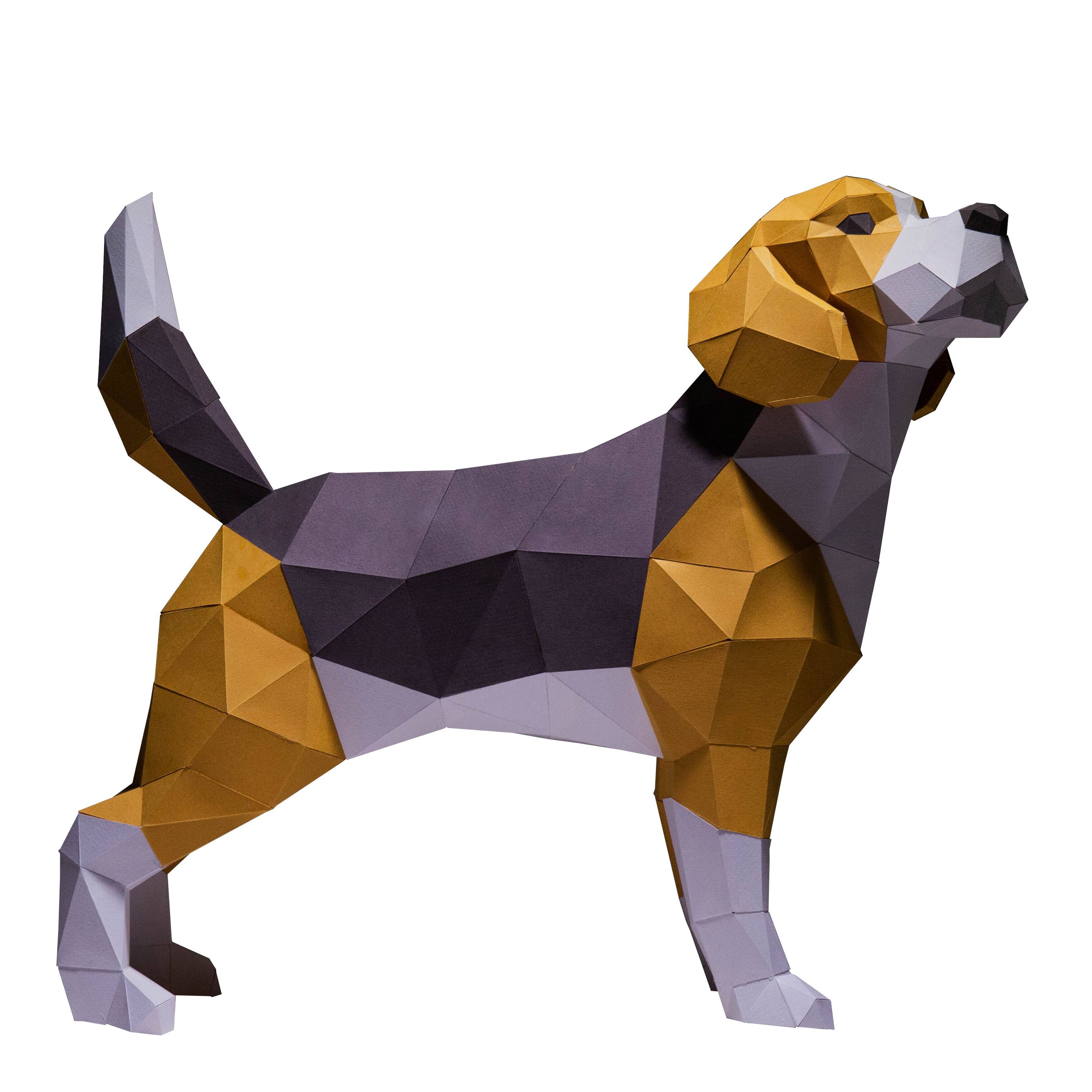 PaperCraft World 3D PaperCraft Beagle Model DIY Kit | Michaels