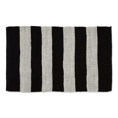 DII® Black & White Stripe Rag Rug, 2ft. x 3ft. | Michaels