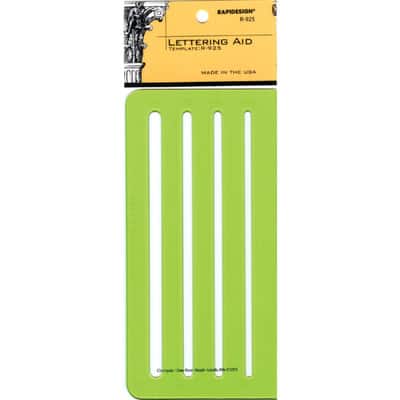 Pickett® RapiDesign® Lettering Aid Inking Template | Michaels