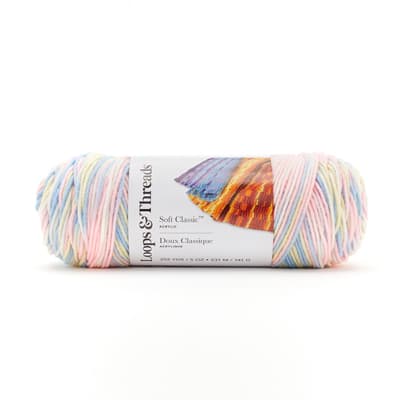 Buy in Bulk - 12 Pack: Soft Classic™ Multi Ombre Yarn by Loops ...