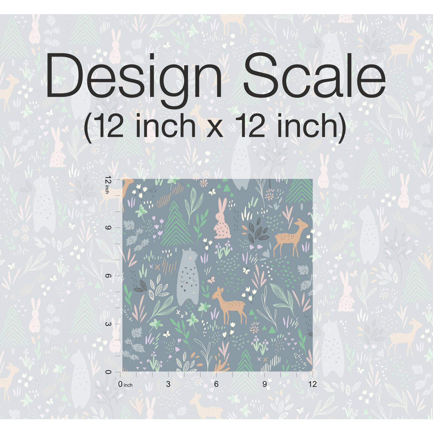 RoomMates Dark Gray Spring Forest Pals Peel & Stick Wallpaper | Michaels