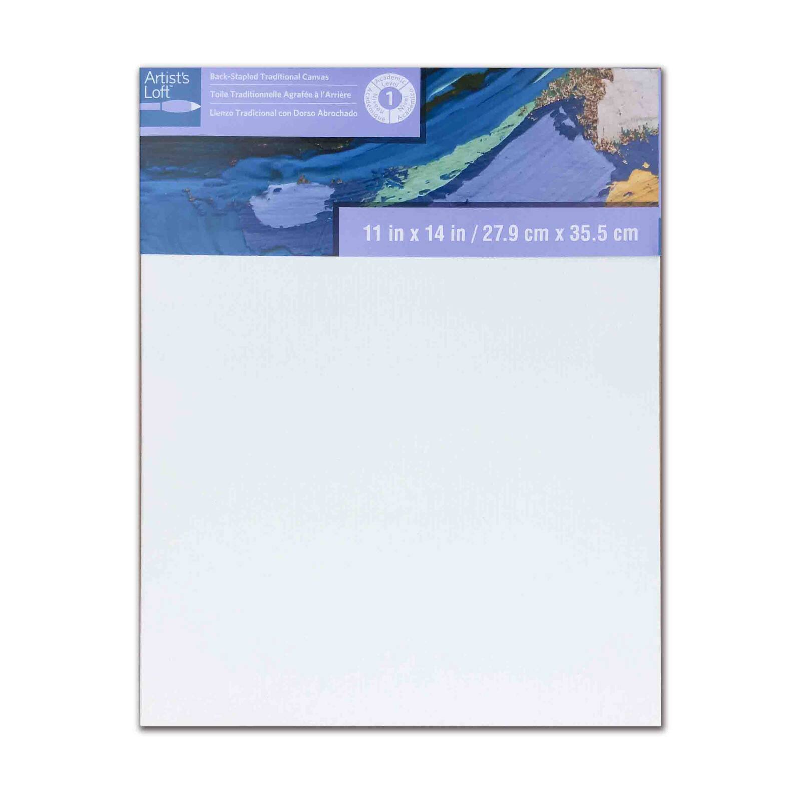 12 Pack: Level 1 Back Stapled Traditional Canvas by Artist's Loft ...