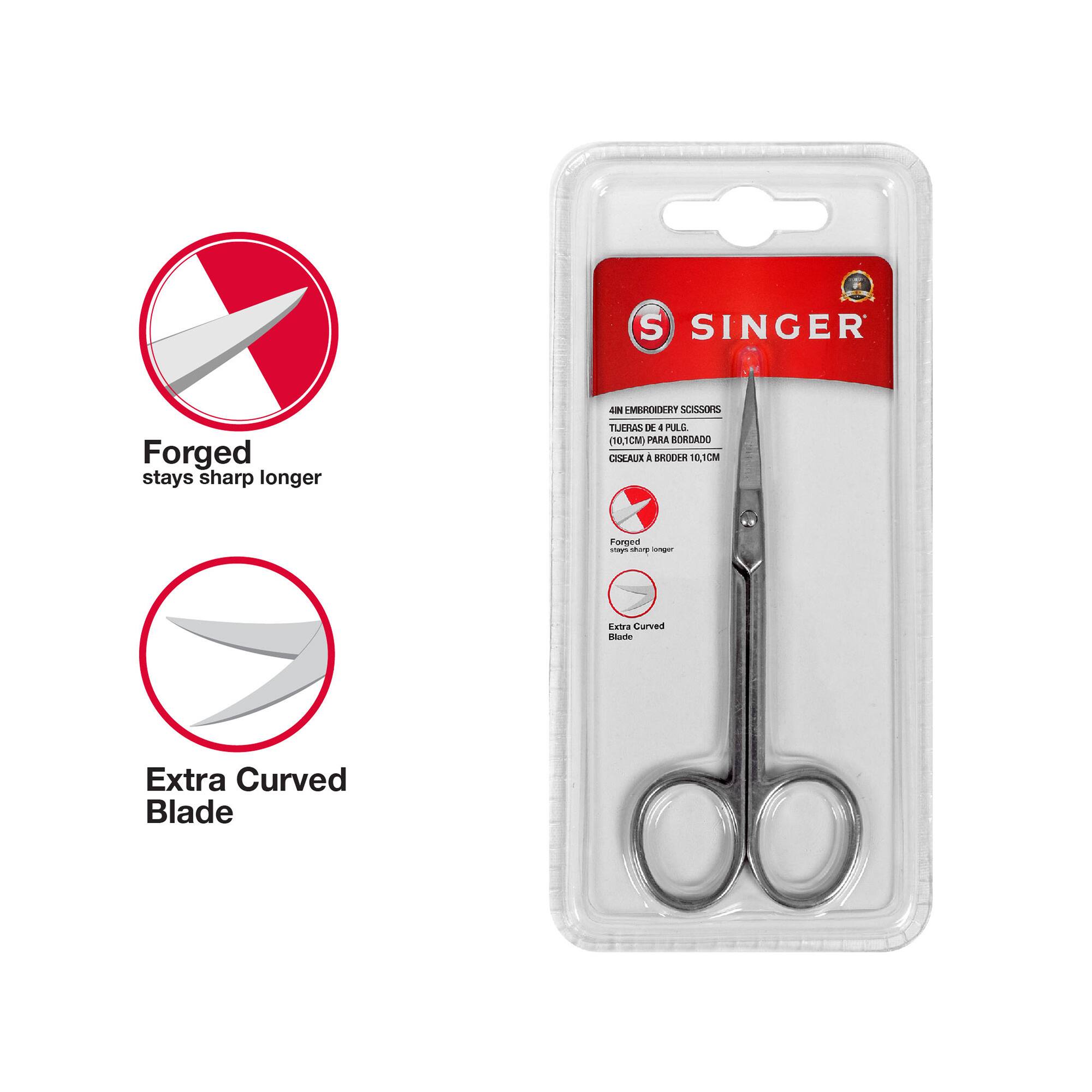 SINGER® 4'' Embroidery Scissors and Tweezer Bundle | Michaels