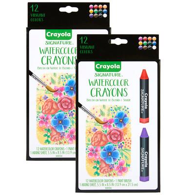 Crayola® Signature Watercolor Crayons | Michaels