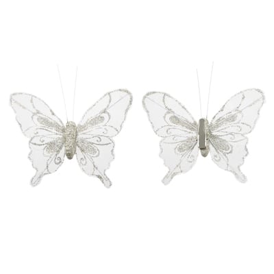Glitter Butterfly Embellishments, 3ct. by Ashland® | Michaels