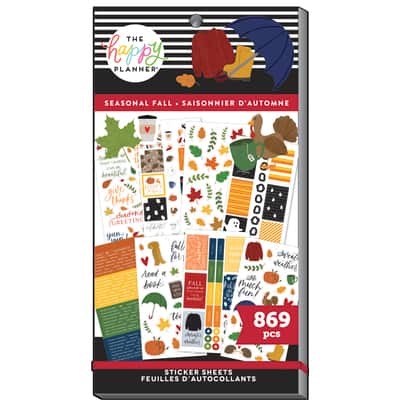 The Happy Planner® Seasonal Fall Value Pack Stickers | Michaels