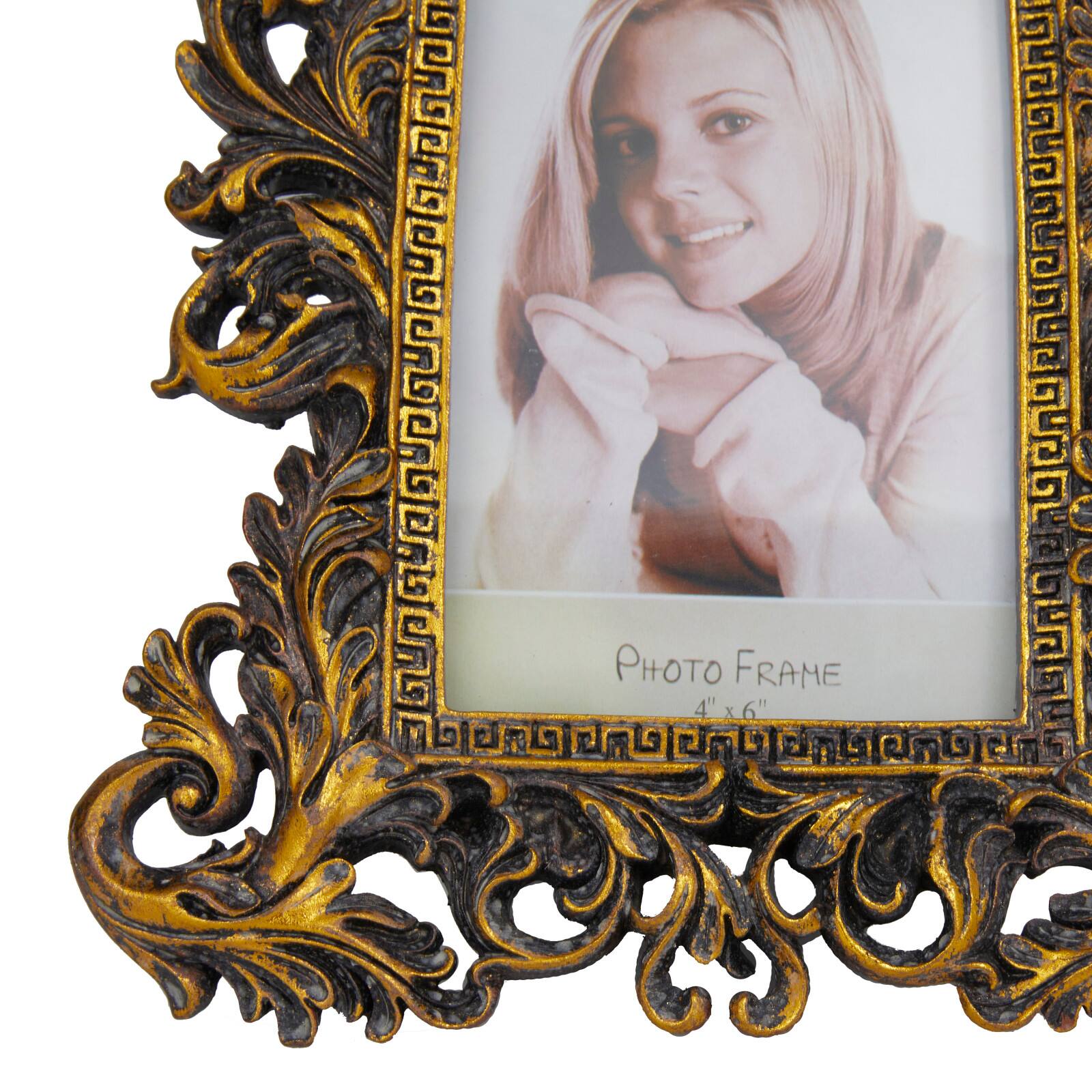 3 Pack Brass Polystone Traditional Photo Frames | Michaels