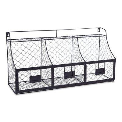 DII® Black Farmhouse Chicken Wire Organizer | Michaels