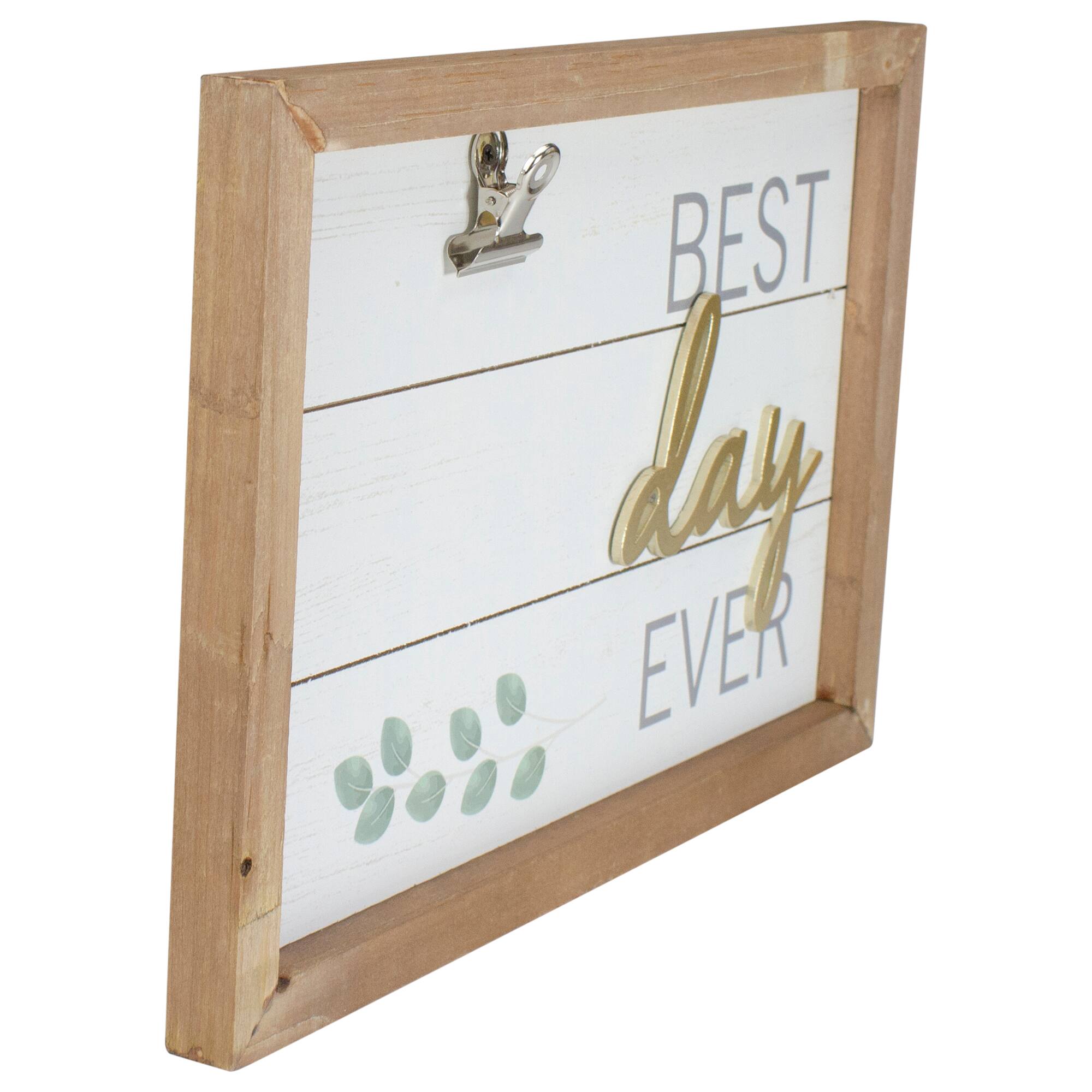 Framed Best Day Ever with Photo Clip Décor | Michaels