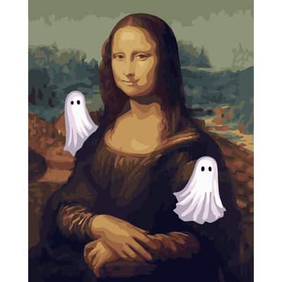 Mona Lisa with Ghosts Paint-by-Number Kit by Artist's Loft® | Michaels