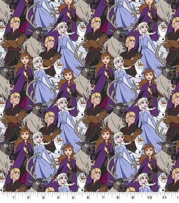 Disney® Frozen 2 Friends Packed Cotton Fabric | Michaels