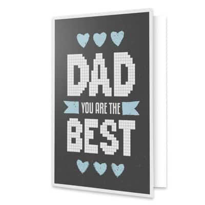 Diamond Dotz® Best Dad Diamond Painting Greeting Card Kit | Michaels