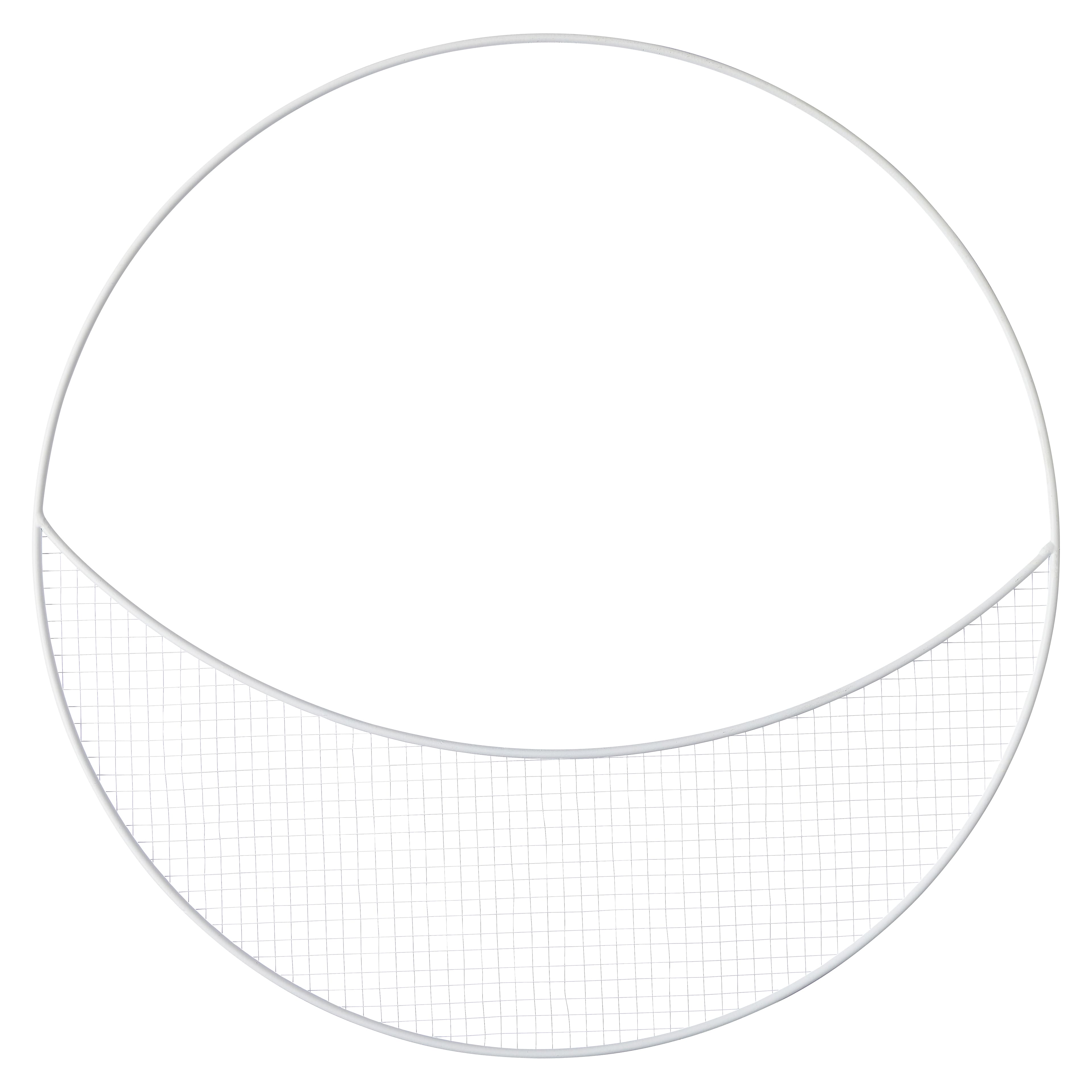 16" White Metal Mesh Wreath Form by Ashland® | Michaels