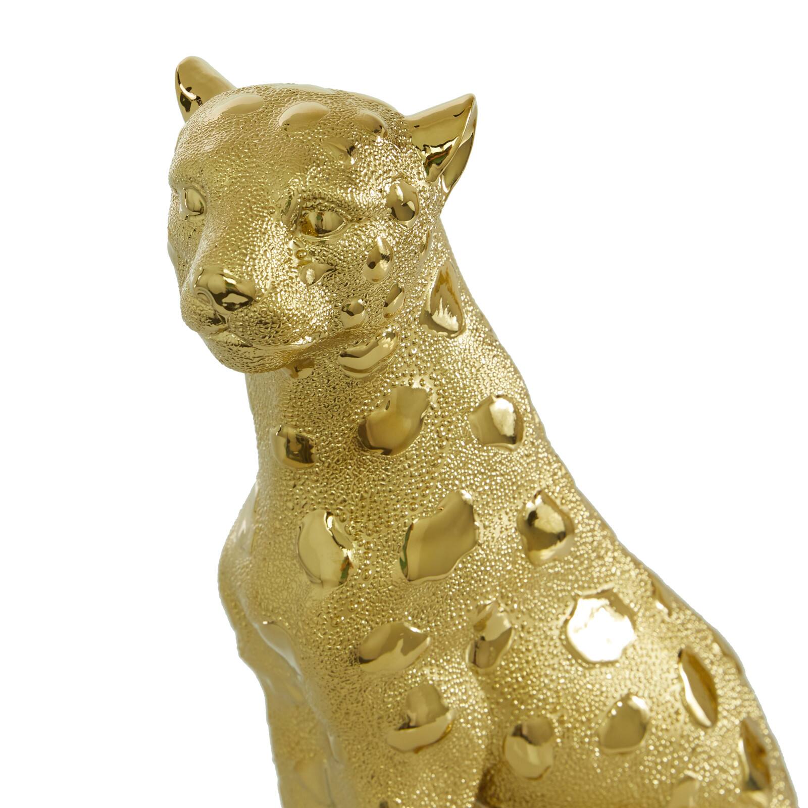 Gold Glam Leopard Sculpture Set | Michaels