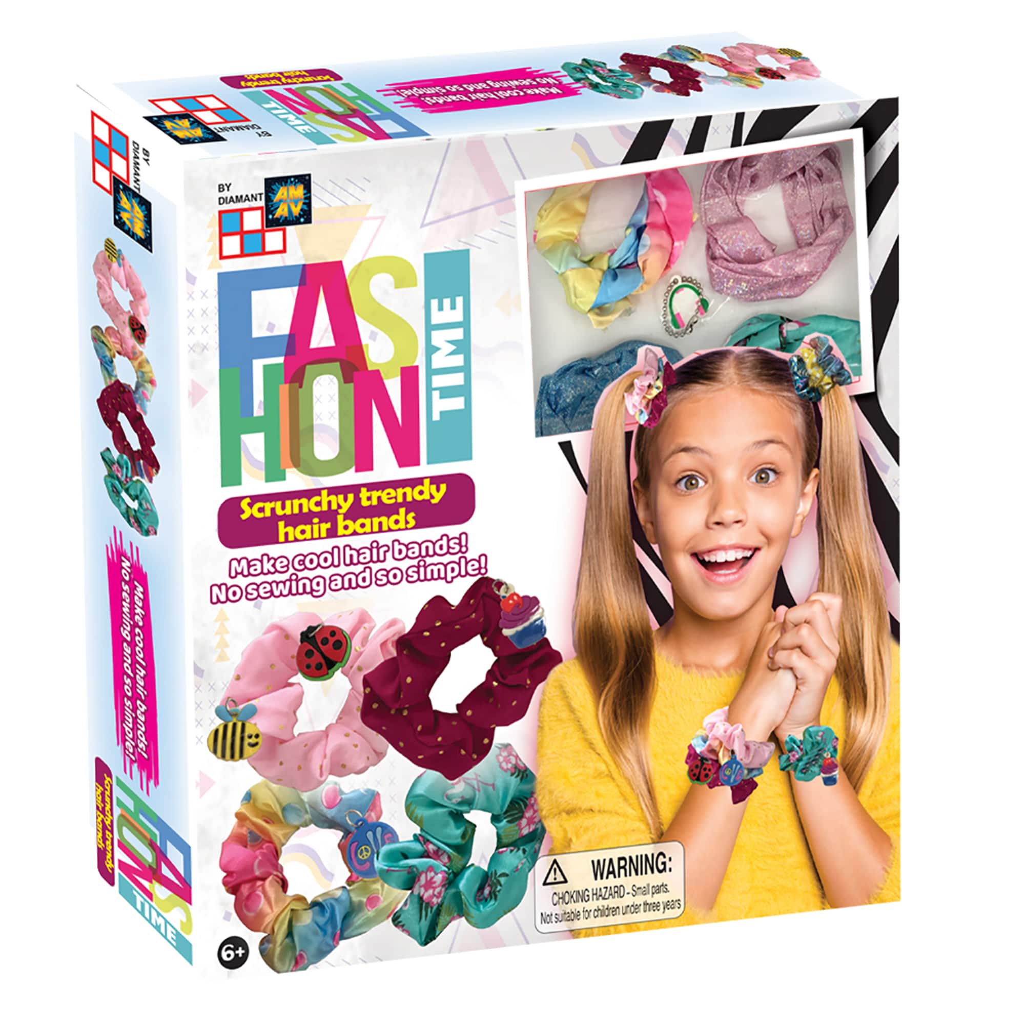 Amav Toys Fashion Time Make Your Own Scrunchies Activity Kit | Michaels