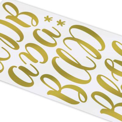Buy in Bulk - 12 Pack: Gold Hand Letter Alphabet Stickers by ...