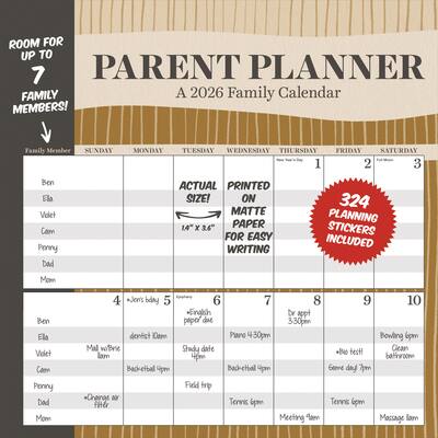 2026 Parent Planner Wall Calendar | Michaels