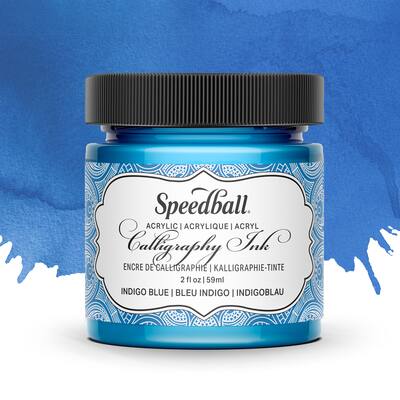 Speedball® 2oz. Indigo Blue Calligraphy Ink | Michaels