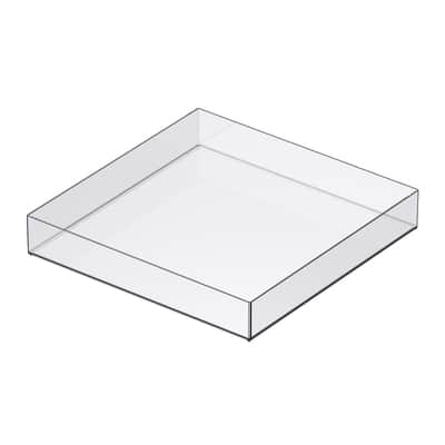 12" x 12" Clear Stackable Storage Tray by Simply Tidy™ | Michaels