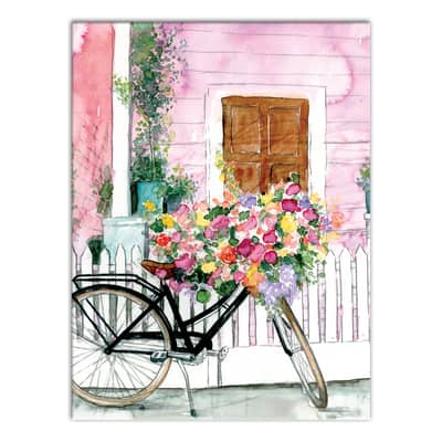 Flower Delivery Bike Canvas Wall Art | Michaels
