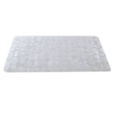 Bath Bliss Clear Recycled PVC Non-Slip Textured Bath Mat | Michaels