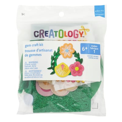 Flower Wreath Gem Craft Kit by Creatology™ | Michaels