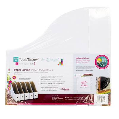 Totally-Tiffany™ Paper Junkie Straight Up Paper Storage Boxes, 5ct ...