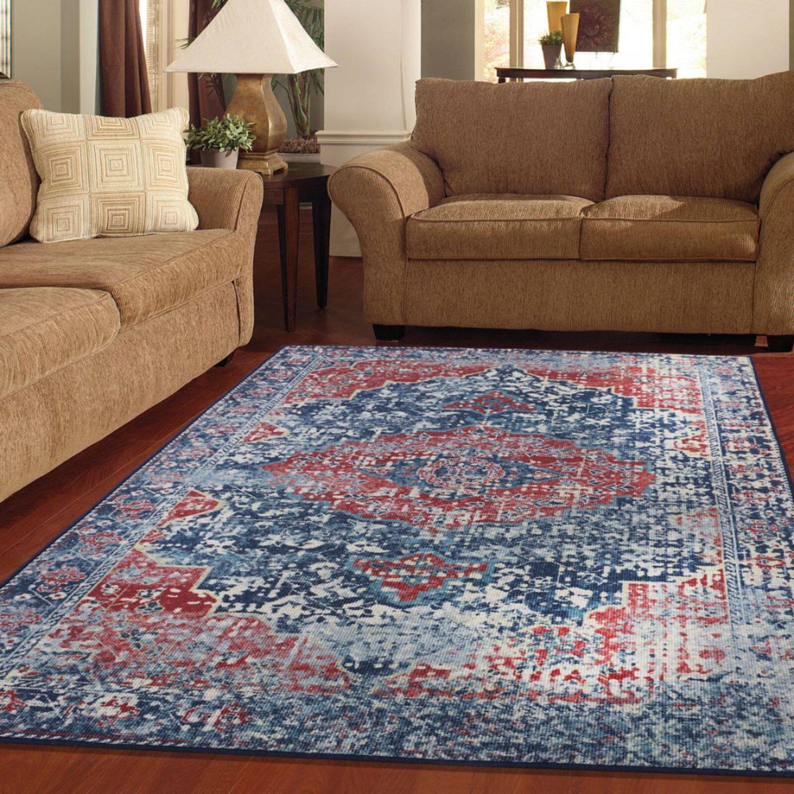 RugSmith Rust Salerno Area Rug, 5ft. x 7ft. | Rugs & Mats | Michaels