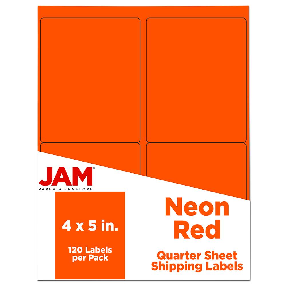 JAM Paper Extra Large Shipping Address Label Stickers | Mailing Labels ...