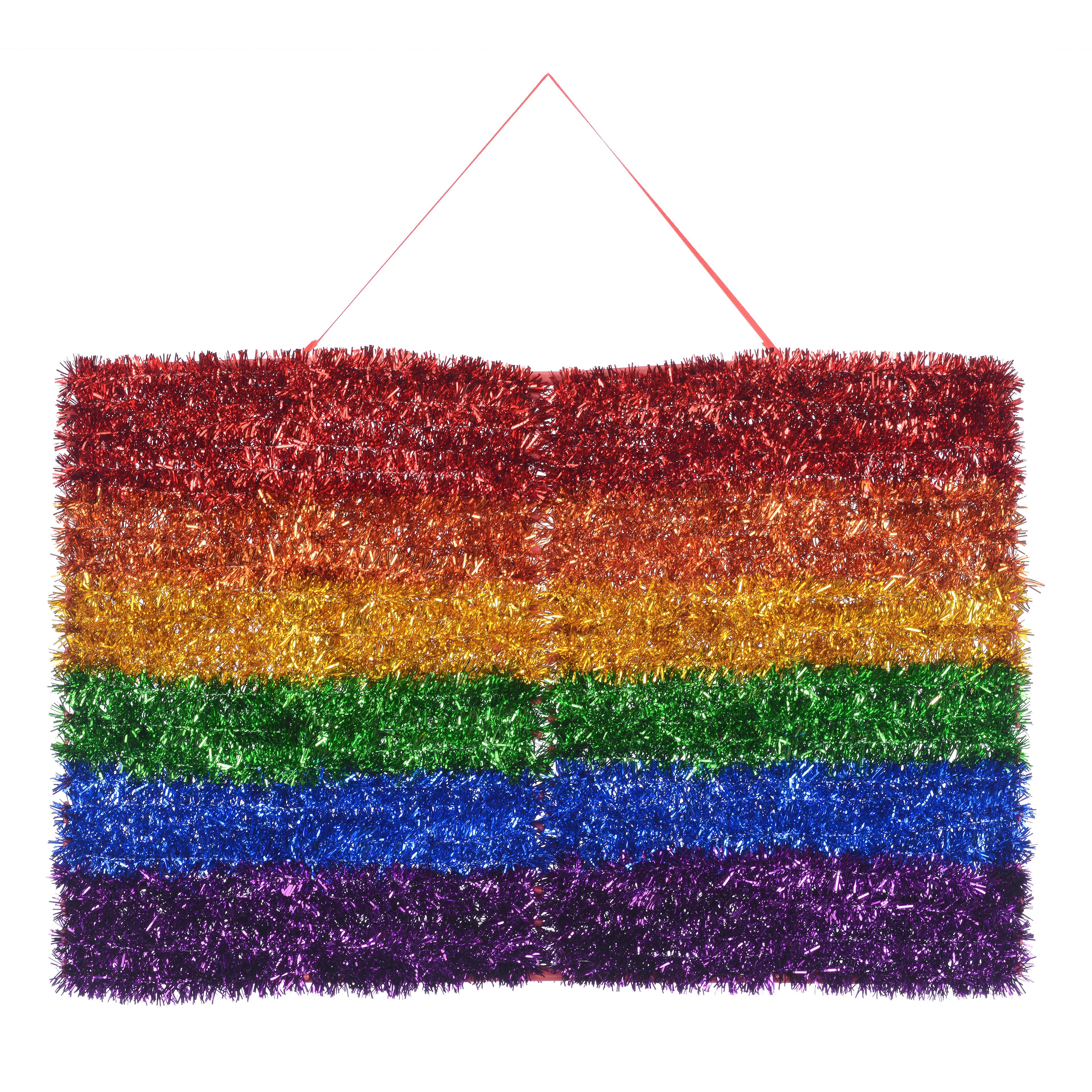 Rainbow Flag Tinsel Wall Accent by Ashland® | Michaels