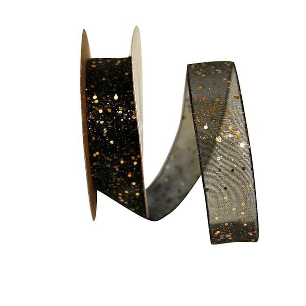 JAM Paper 5/8'' x 25yd. Sheer Glitter Ribbon | Michaels