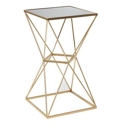 16" Glam Metal Accent Table | Michaels