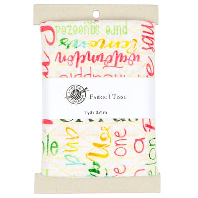 Colorful Words Cotton Fabric Bundle by Loops & Threads™ | Michaels