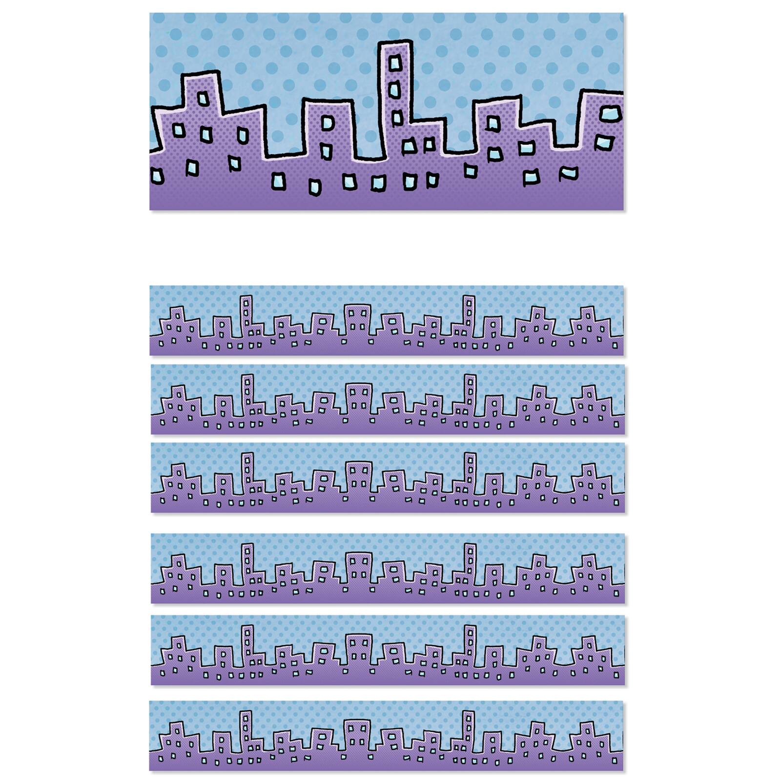 Scholastic Teaching Resources Dog Man Cityscape Trim, 216ft. | Michaels