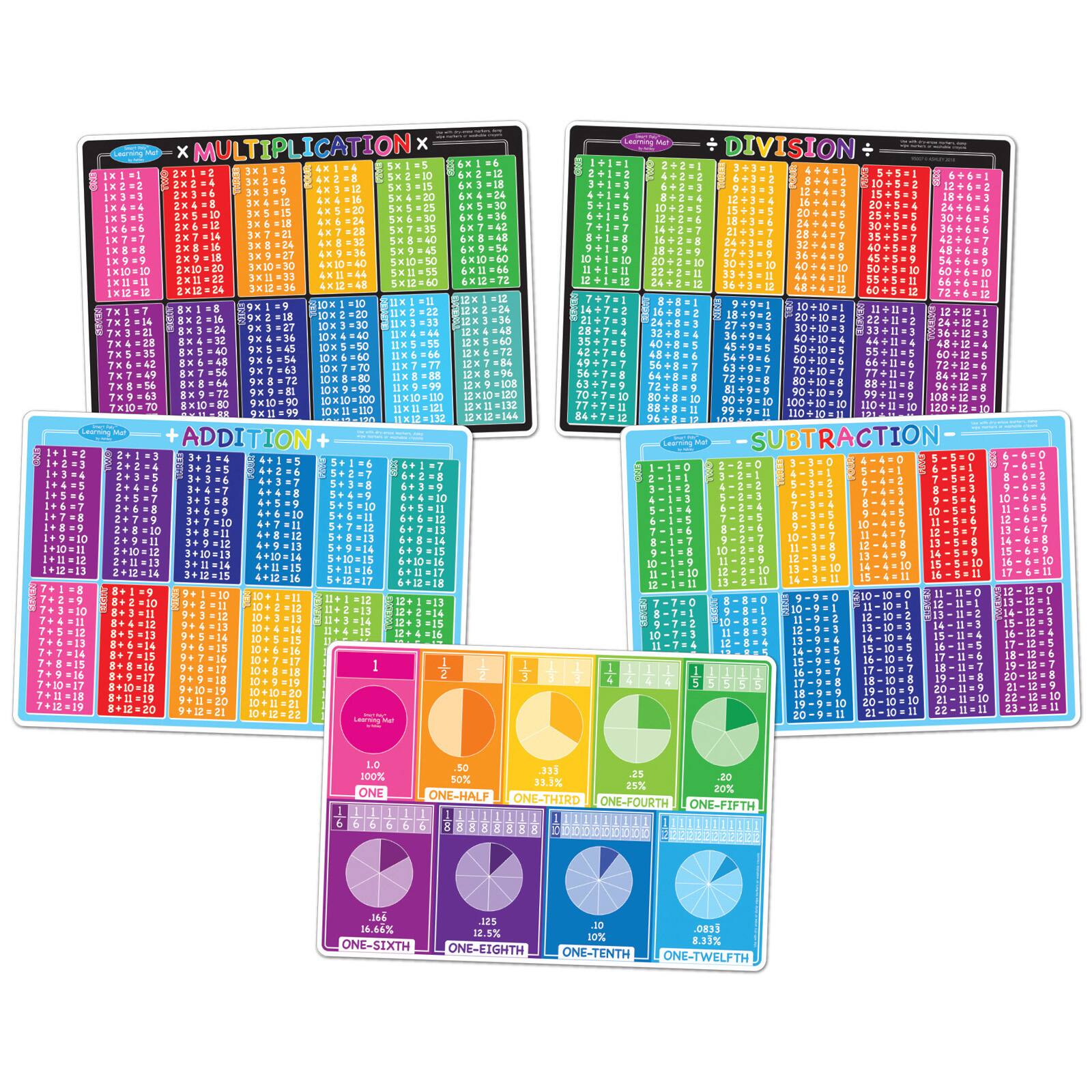 Smart Poly™ Math Learning Mats Set | Michaels