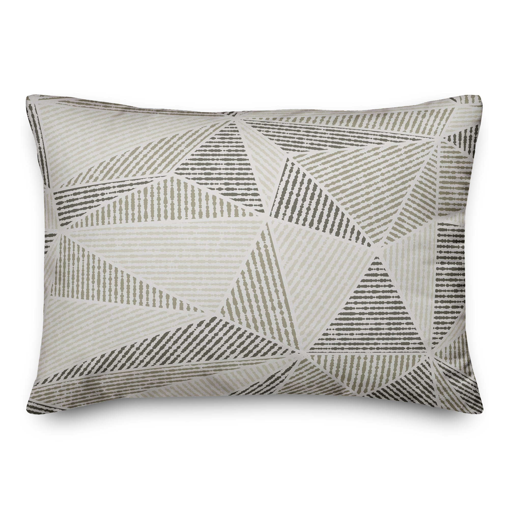 Triangle Line Pattern 14" x 20" Throw Pillow | Michaels